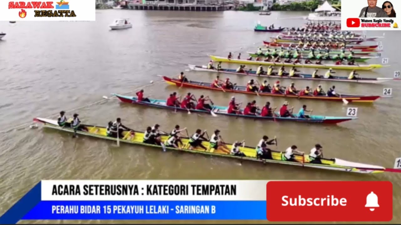 Perahu Bidar 15 Pekayuh Lelaki- Saringan B// Kategori Tempatan ...
