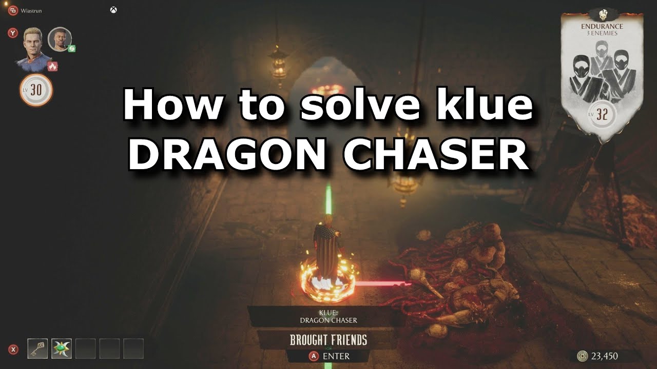 MK1 Invasions - How to solve klue DRAGON CHASER in the Flesh Pits mesa - YouTube