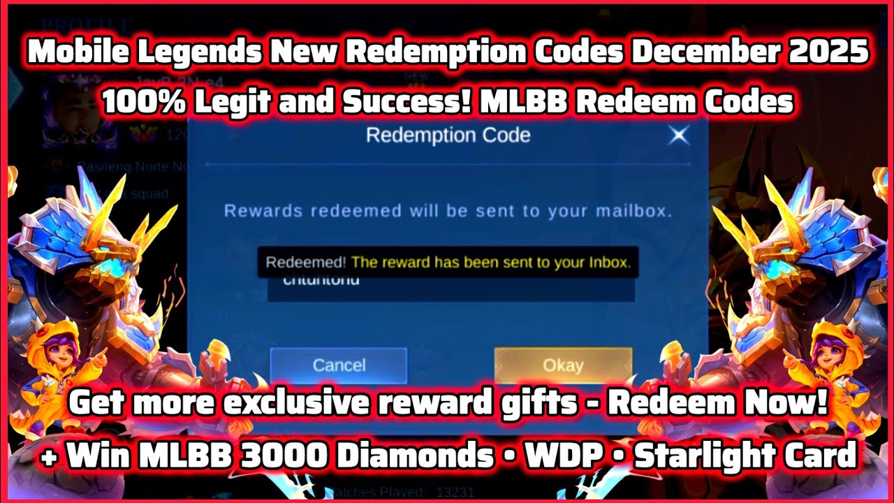 2 mobile legends redeem code December 15 2025 - 100% Legit & Work MLBB ...