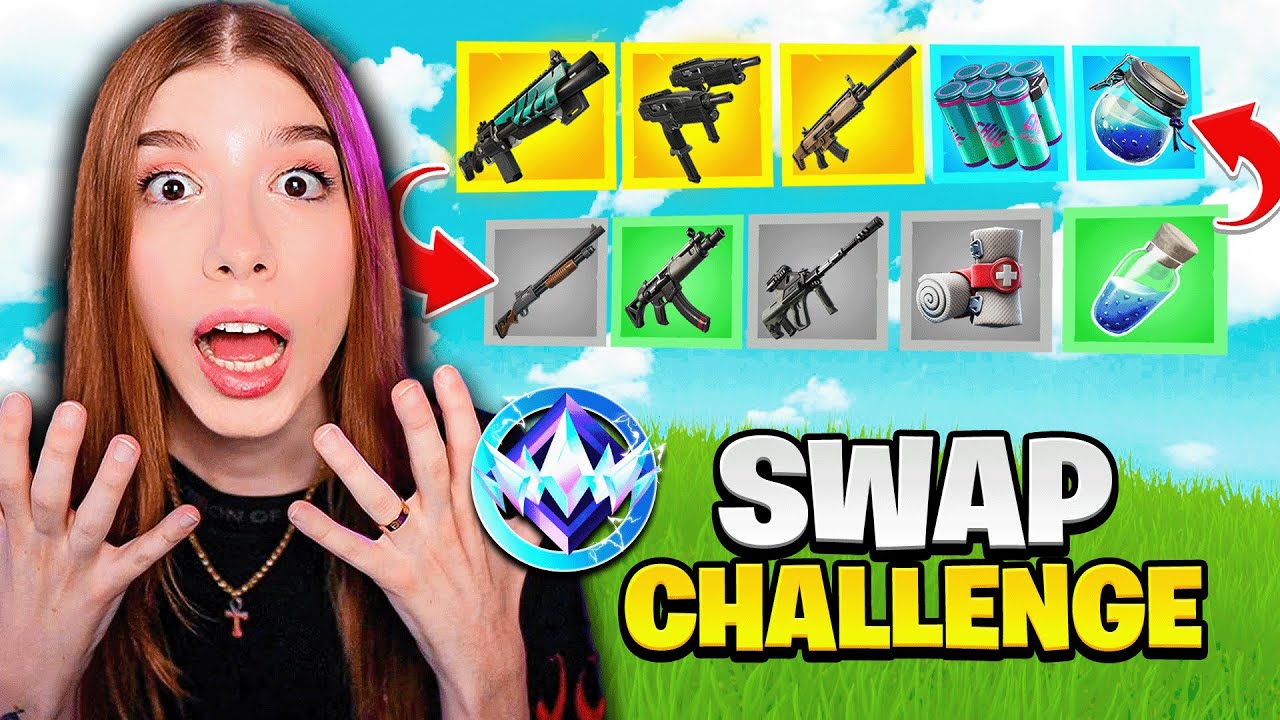 Provo LA SWAP CHALLENGE in RANKED UNREAL! FORTNITE ITA - YouTube