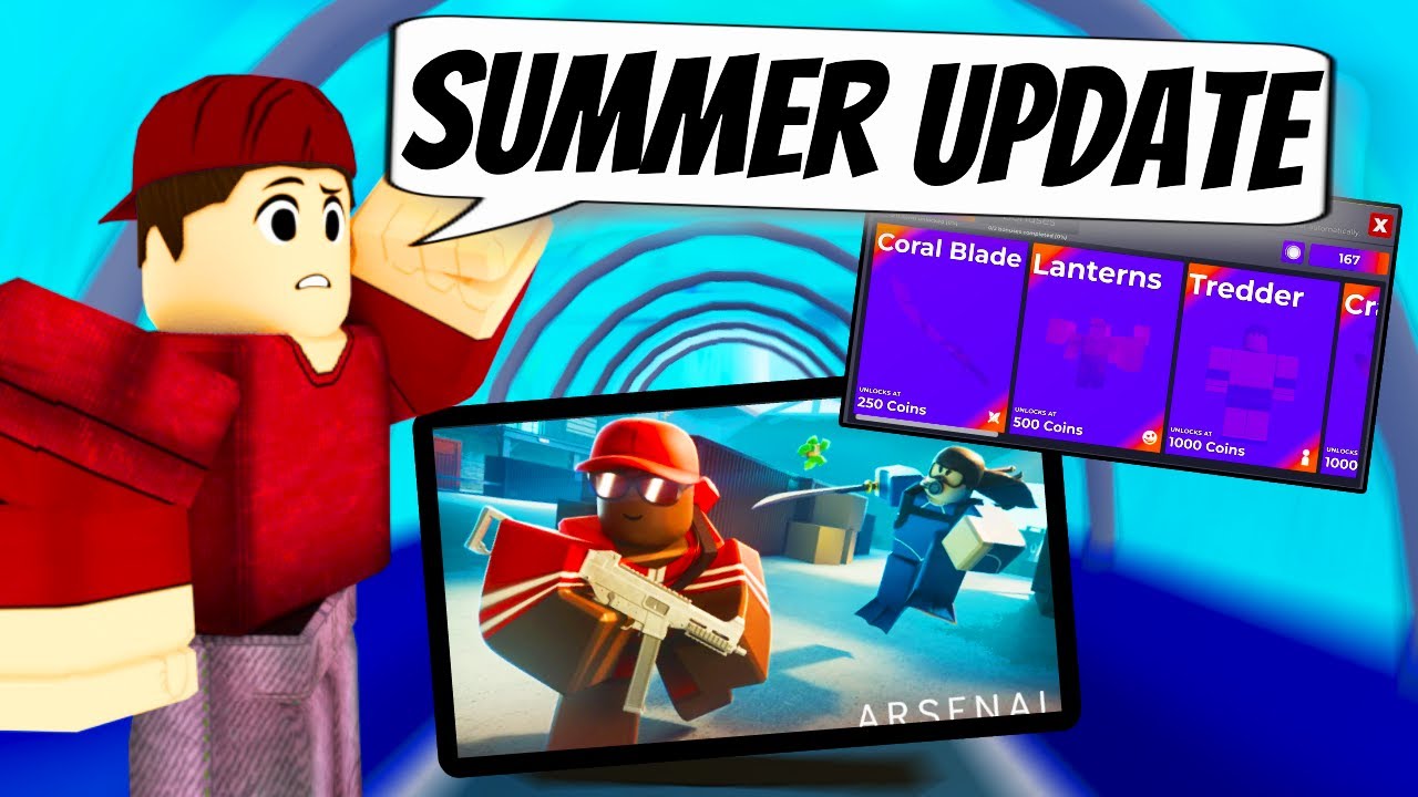 New Summer Ocean Update! in Roblox Arsenal! - YouTube