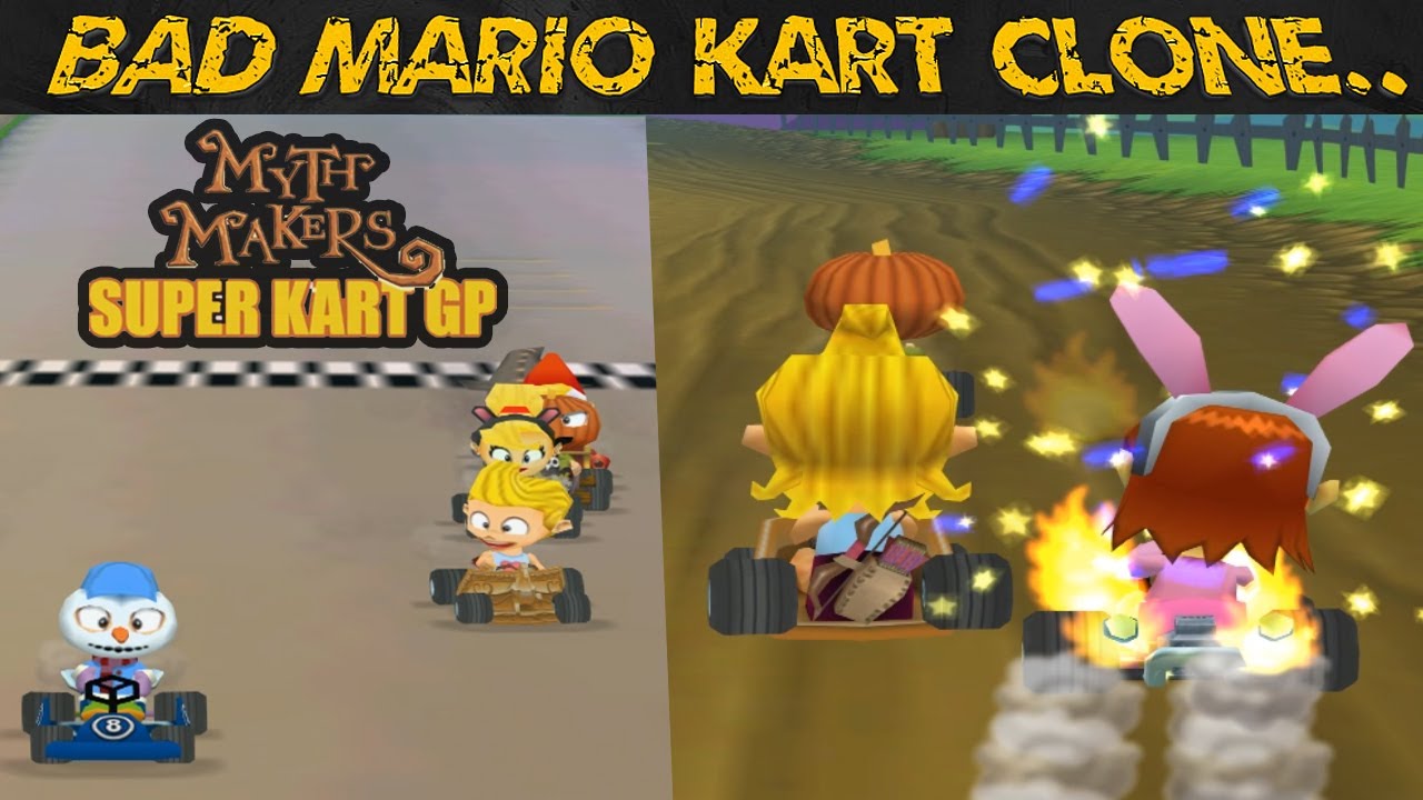 Myth Makers Super Kart GP Gameplay + Review ( Mario Kart Clone without ...