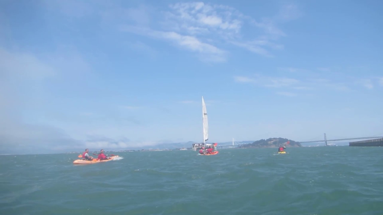 SF Bay Kayaking--Pier 39: Jul '18 - YouTube