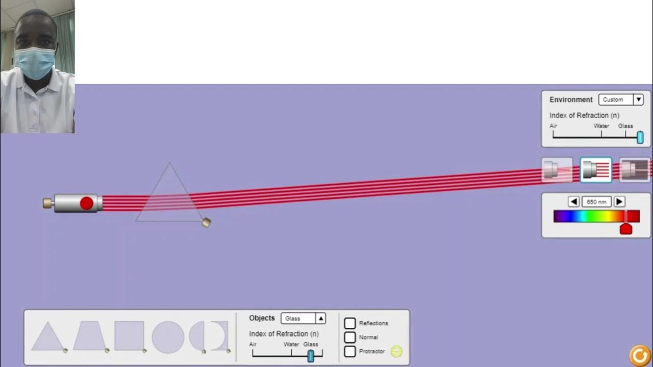 Bending Light Simulation | Science Experiment | Virtual Lab Simulation - YouTube