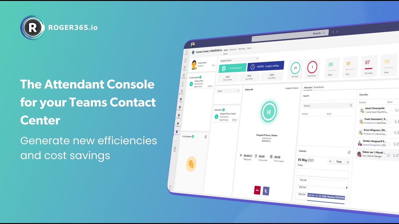 The Attendant Console for your Teams Contact Center - YouTube