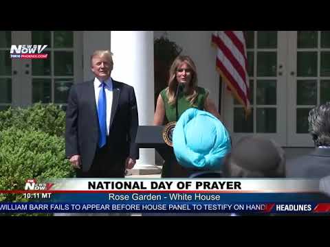 National day of prayer in the white house with Trump - YouTube