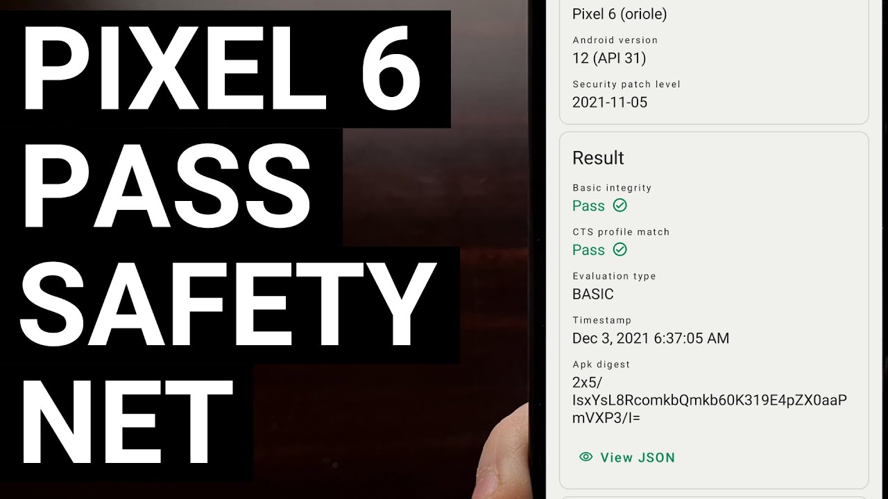 Easy Google Pixel 6 Pass SafetyNet Check Tutorial - YouTube