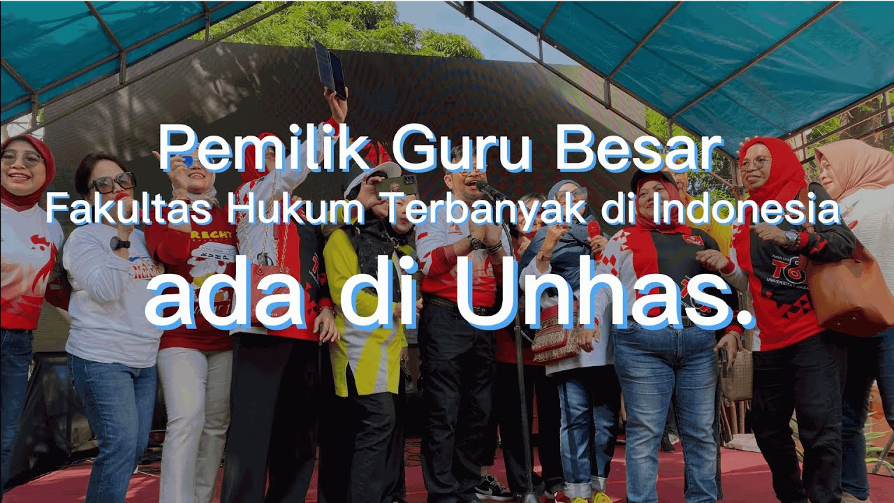 Pemilik Guru Besar Fakultas Hukum Terbanyak di Indonesia ada di Unhas ...