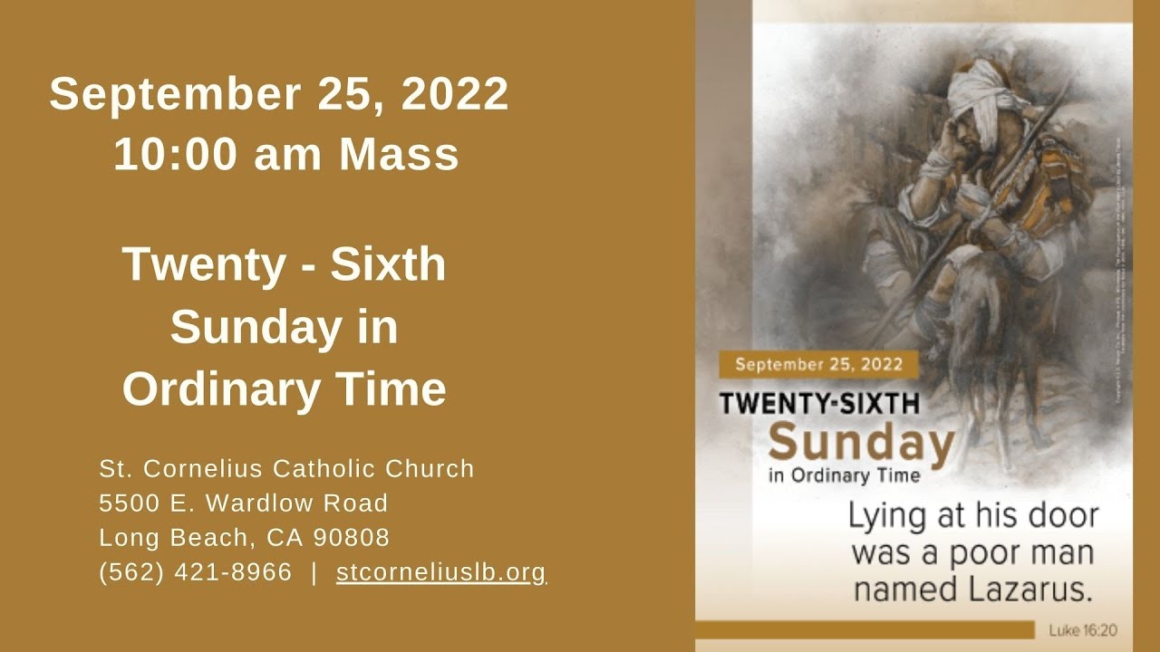9/25 10:00 Mass - YouTube
