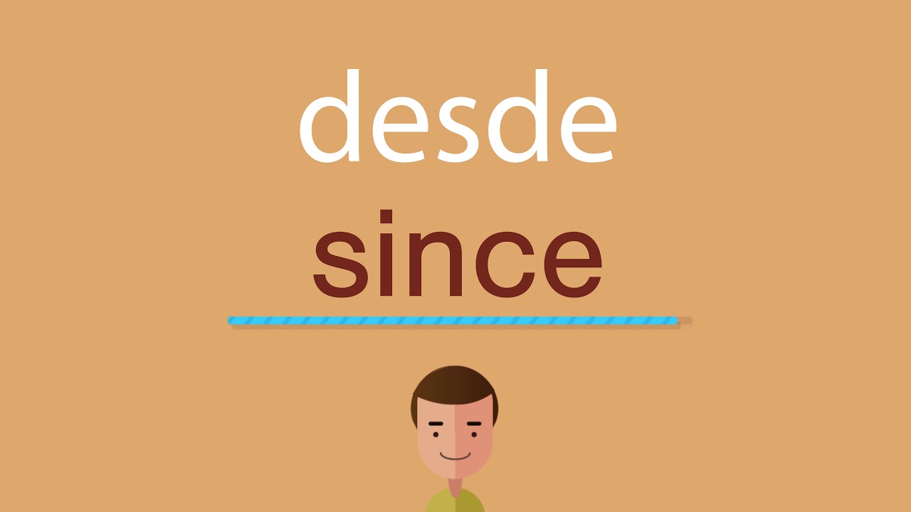 Cómo decir "desde" en inglés - YouTube
