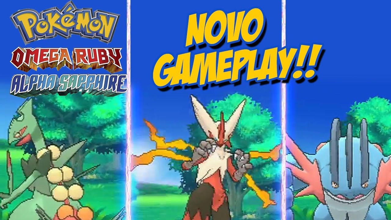 NOVO GAMEPLAY - Pokémon Omega Ruby & Alpha Sapphire / Megas!! *-* - YouTube