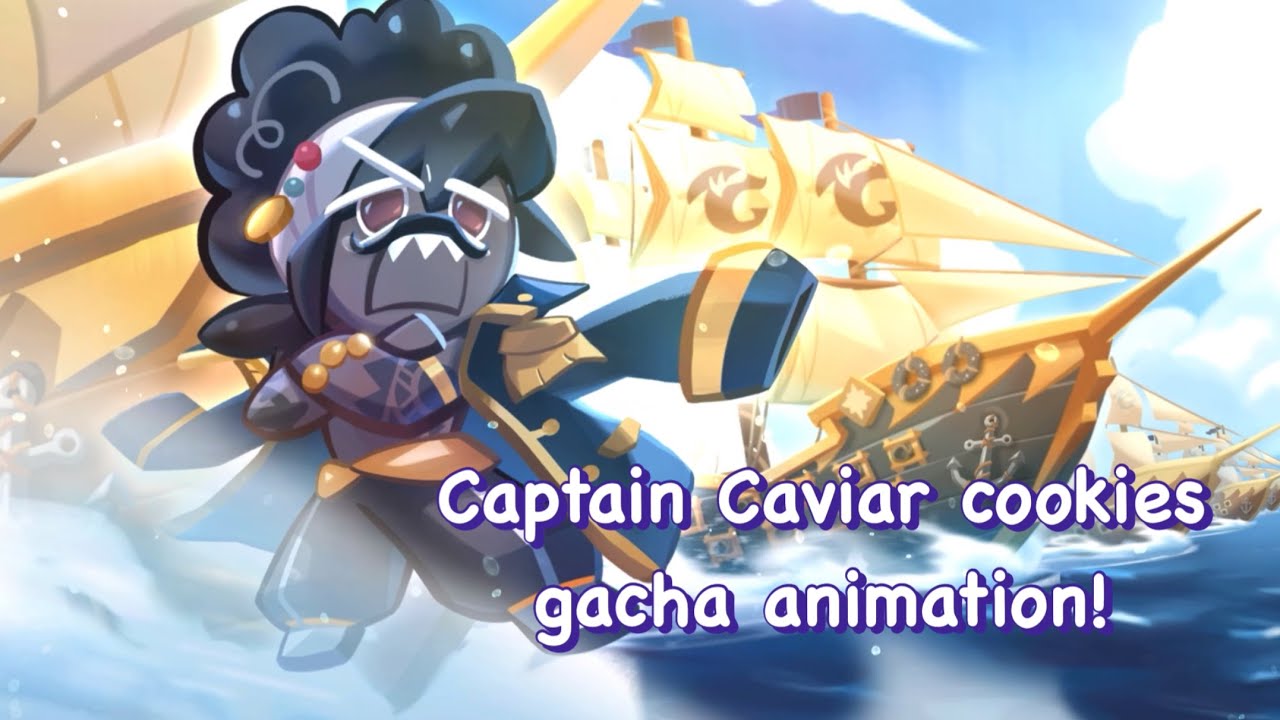 Captain Caviar cookie gacha animation! - YouTube