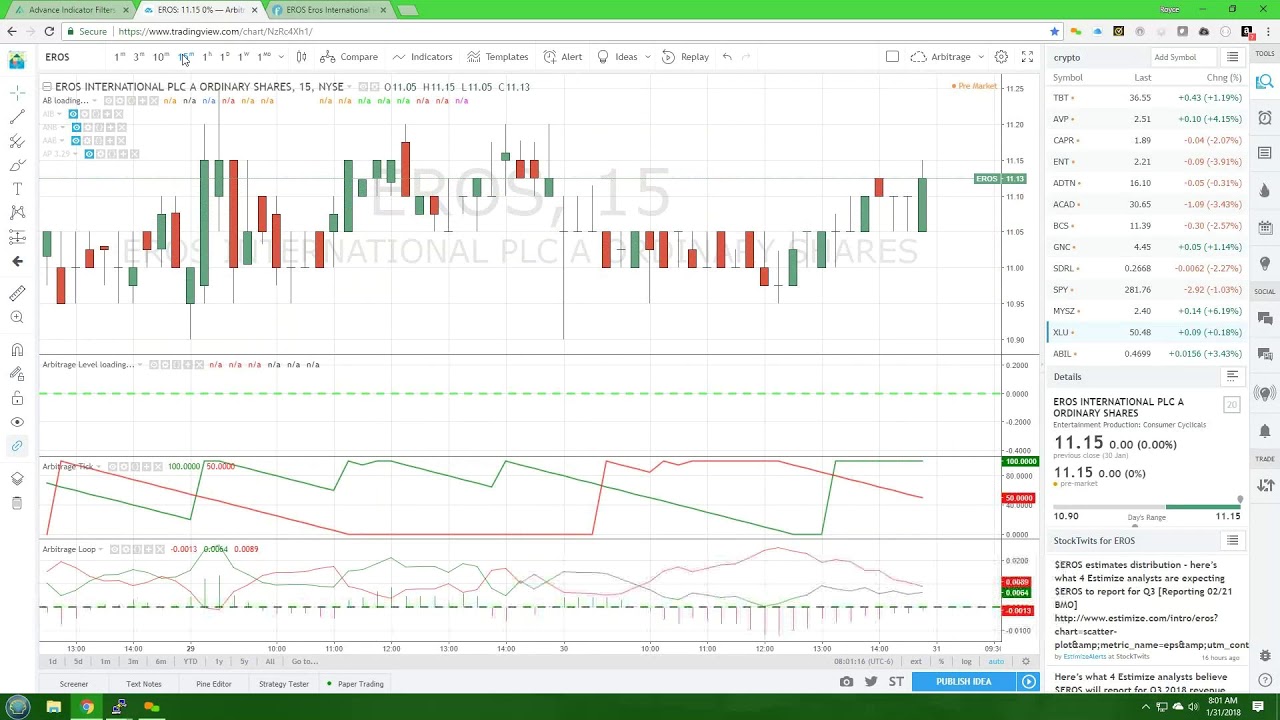 Best Day Trading Stock Pick Today: January 31, 2018 - YouTube