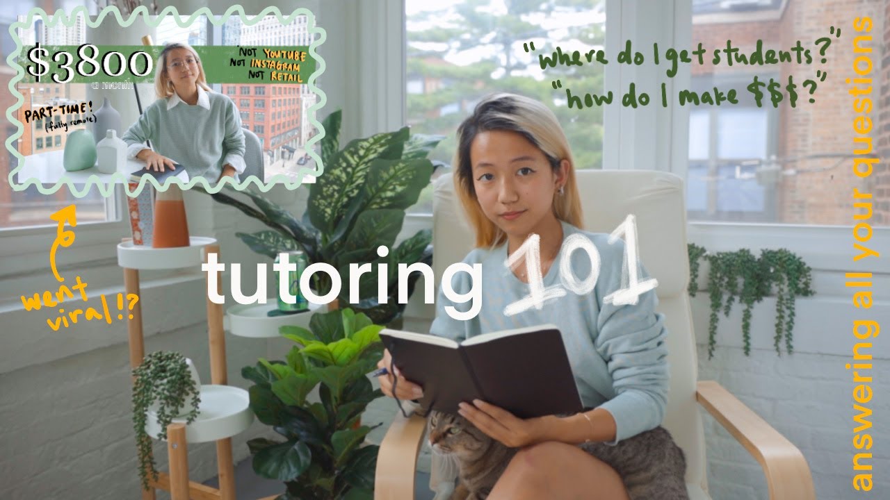 how i make $3-4K/mo tutoring📚: answering ur questions + watch me teach!! - YouTube