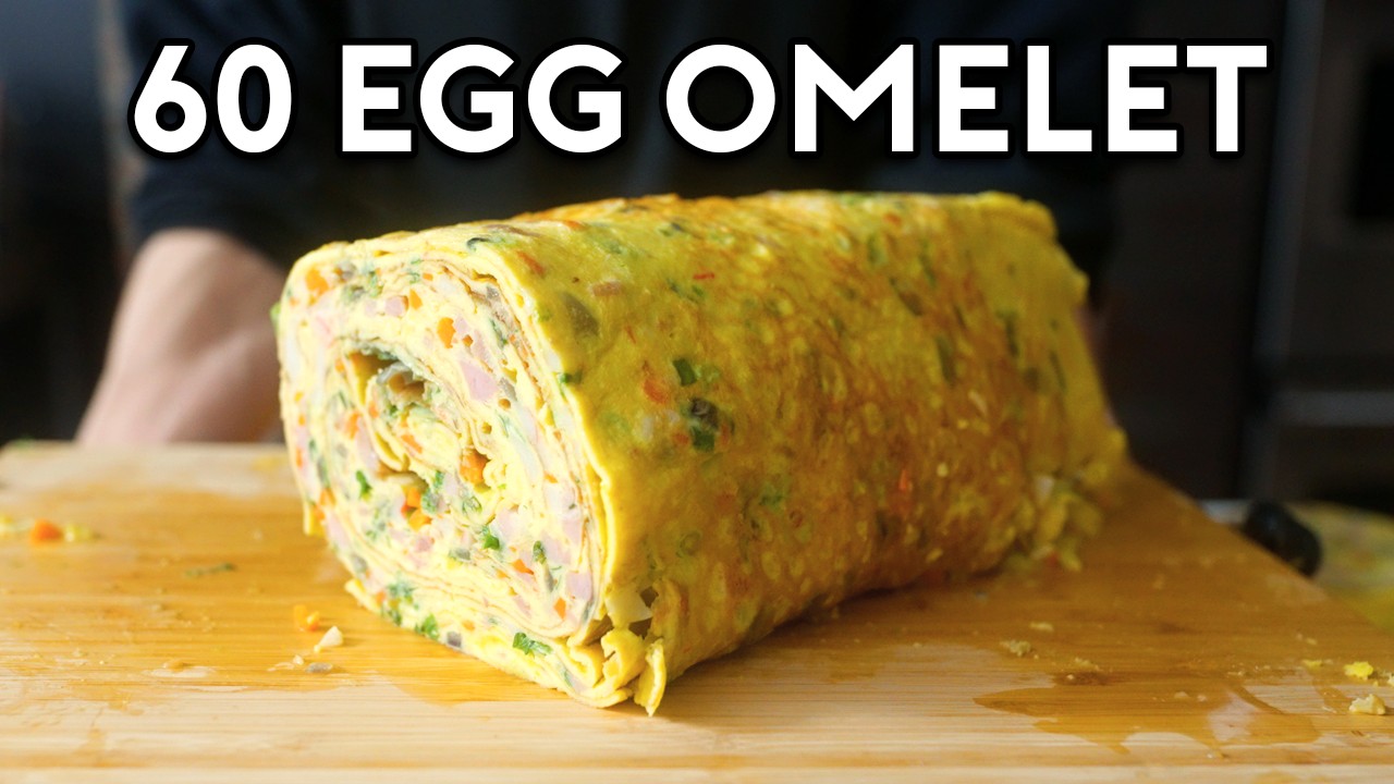 Giant Omelet Roll | Anything With Alvin - YouTube