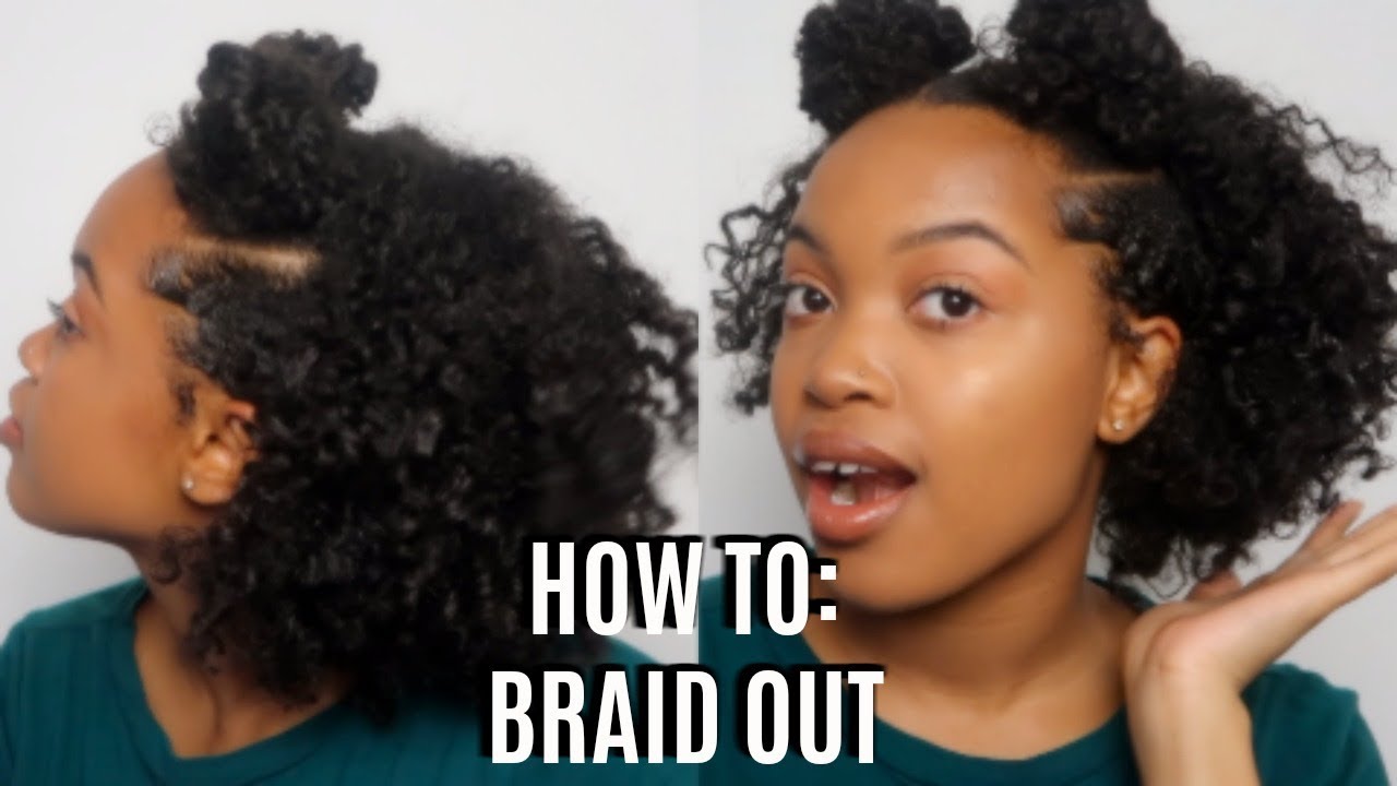 HOW TO: BRAID OUT + STYLE | 3C/4A - YouTube