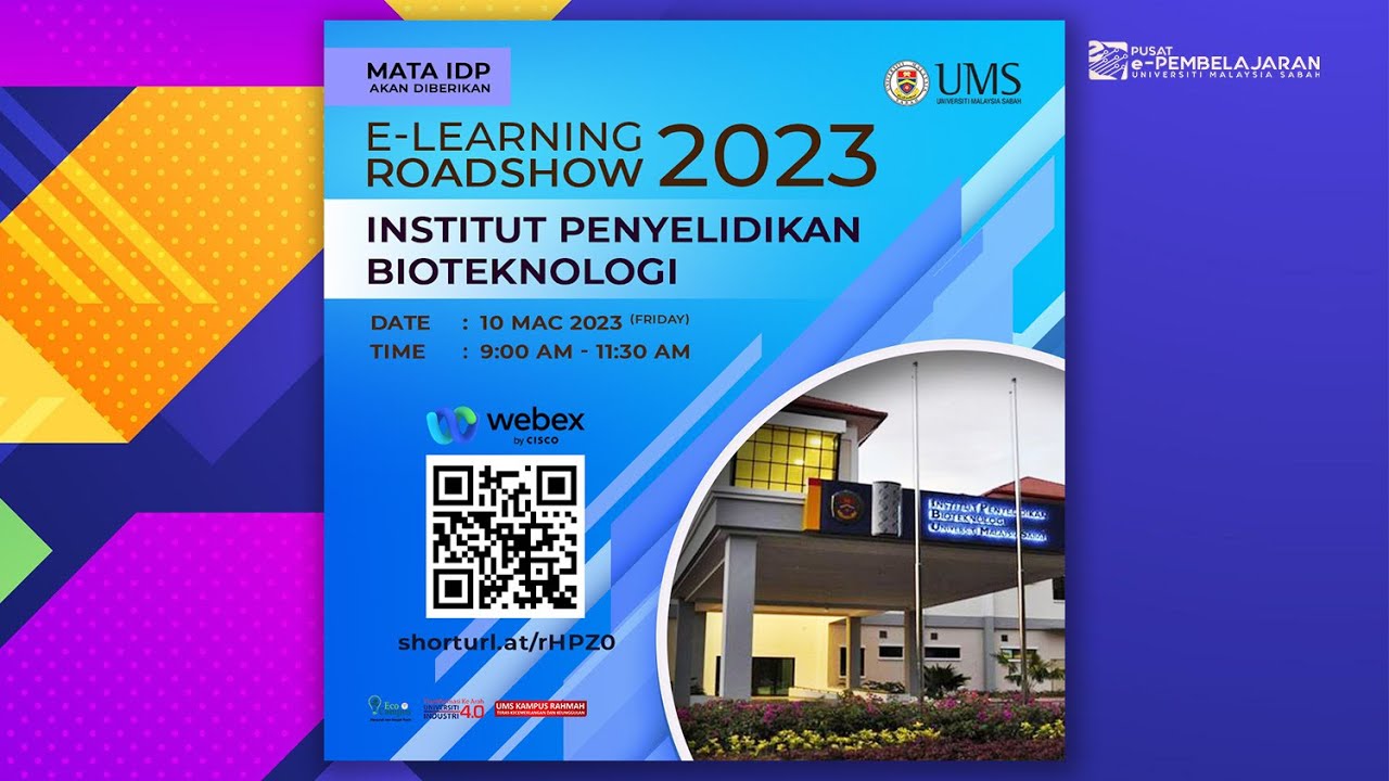 E-Learning Roadshow 2023 - Institut Penyelidikan Bioteknologi (IPB ...
