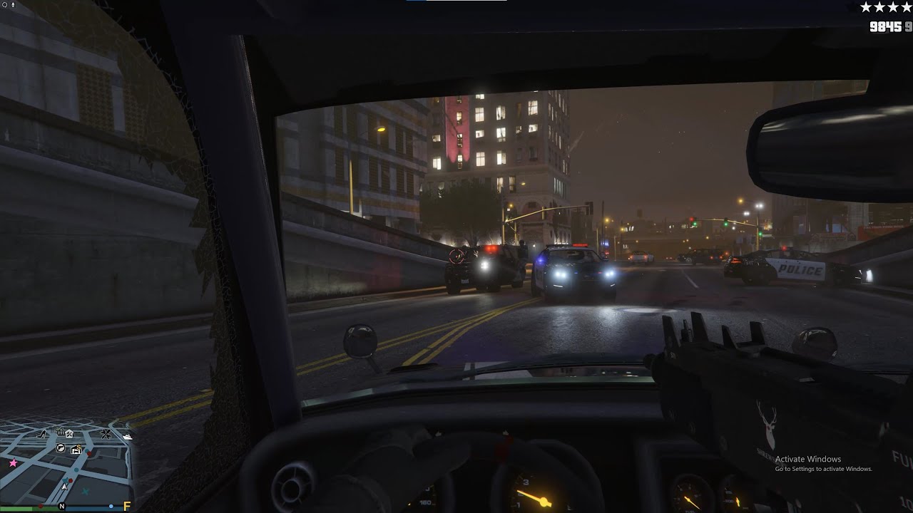 GTAV - Training - 4 Star Chase - Getaway Driver - Crime Spree ...