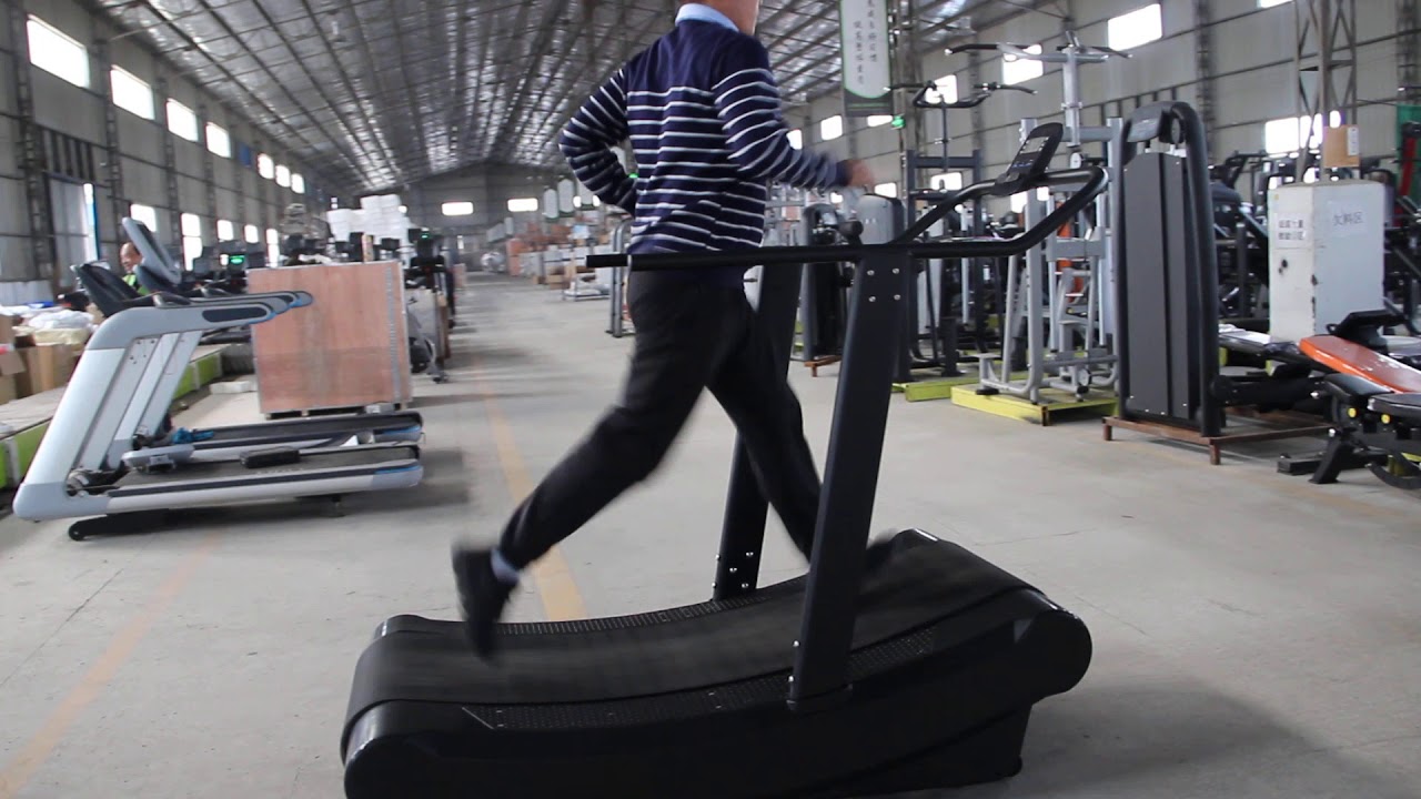 MND-Y600A Commercial Curved treadmill - YouTube