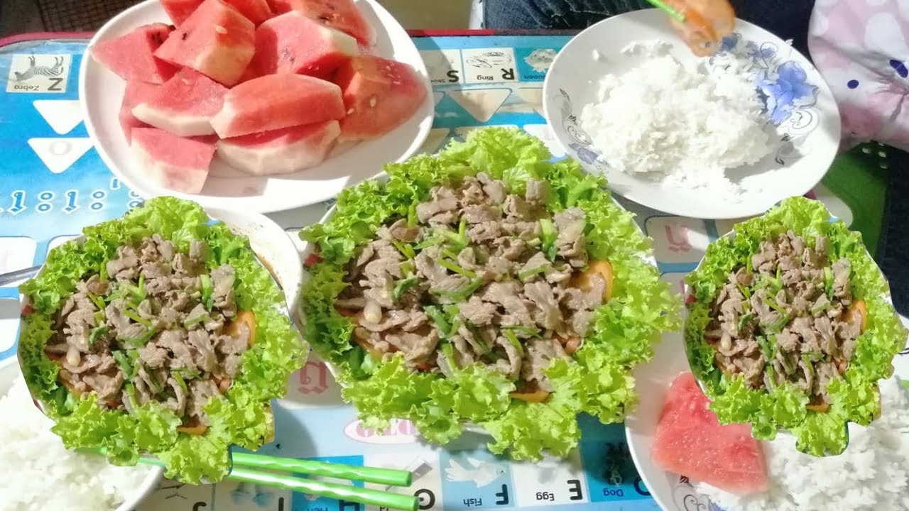 COOKING SKILL - COOKING TRADITIONAL - DAILY COOKING K - CHHA LOK LAK ...