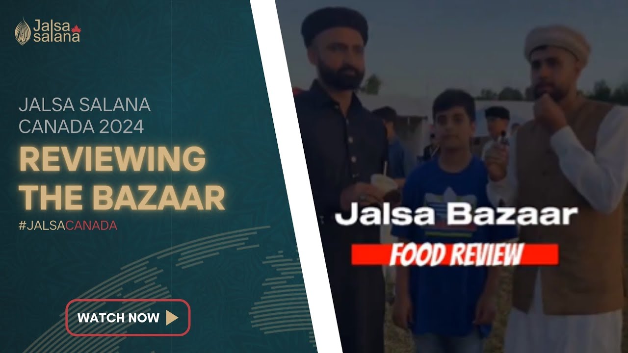 Reviewing the Bazaar | Jalsa Salana Canada 2024 - YouTube