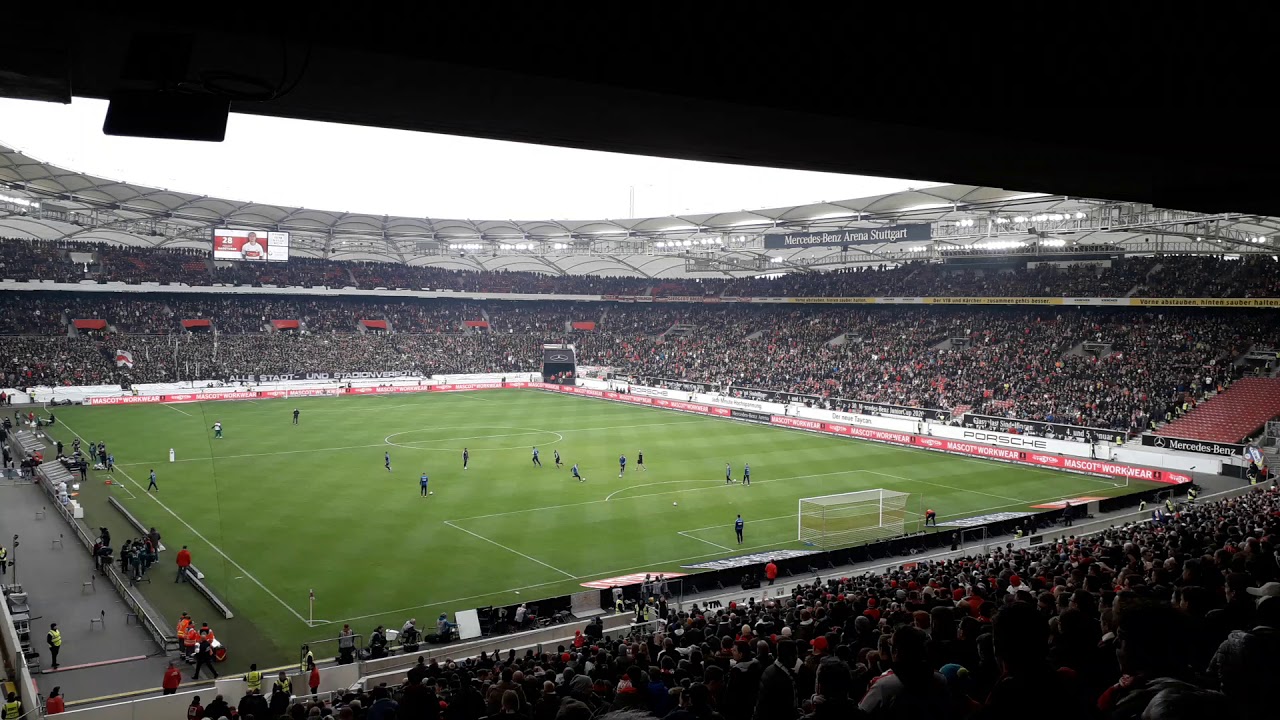 VfB vs KSC Aufstellung - YouTube