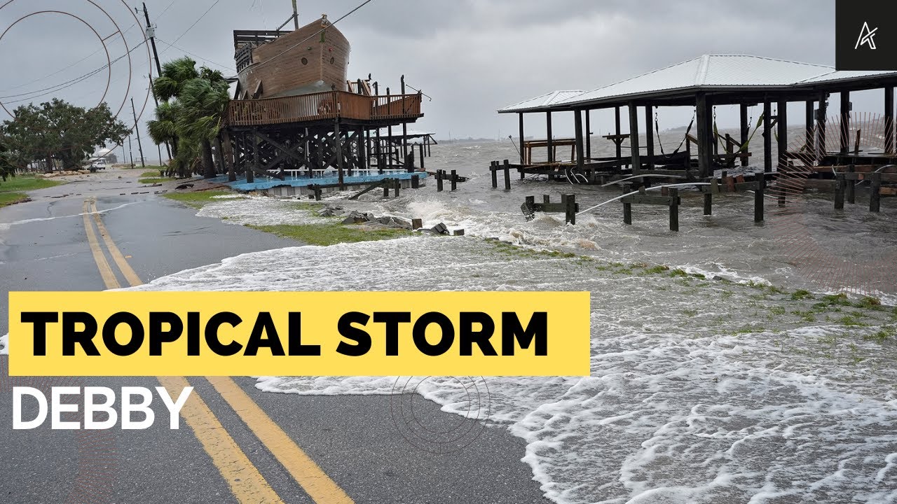 Tropical Storm Debby Strikes Again: South Carolina Landfall - YouTube