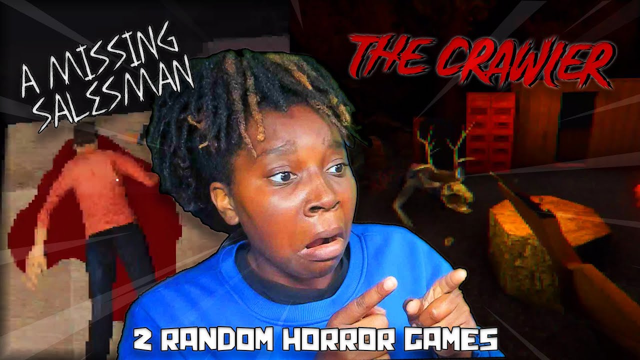 2 Random Horror Games {Itchio: A missing salesman & The Crawler} - YouTube