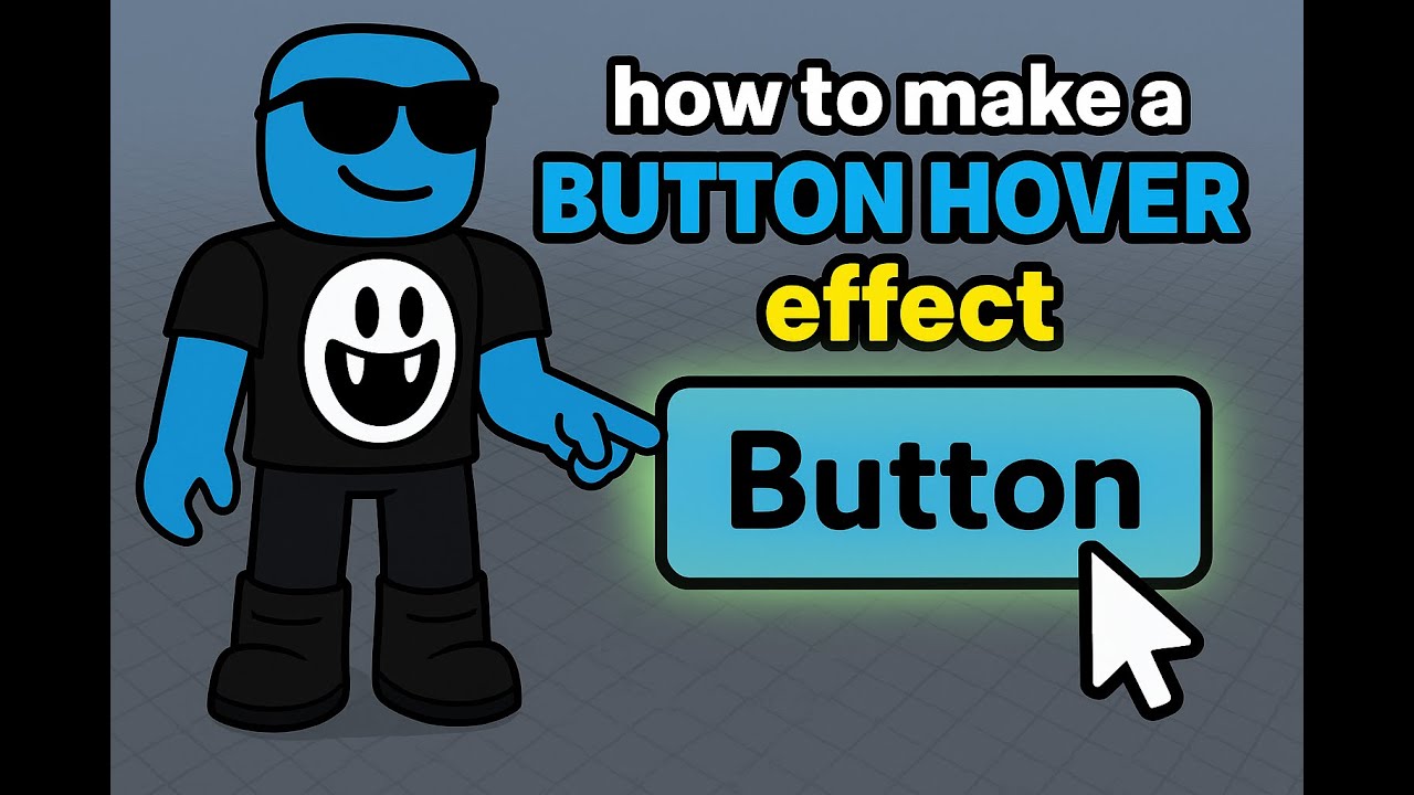 How to make a button hover effect in Roblox Studio - YouTube
