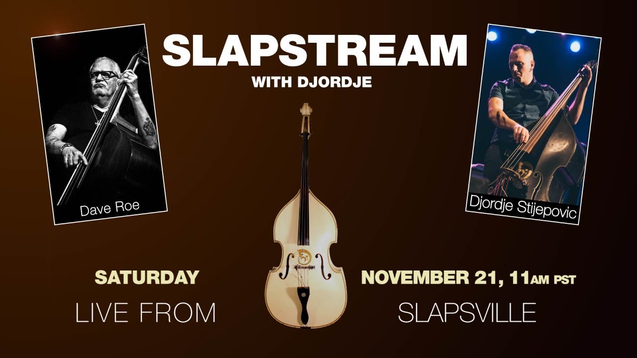 JOHNNY CASH's Slap Bass w/ DAVE ROE - Slapstream with Djordje #24 - YouTube