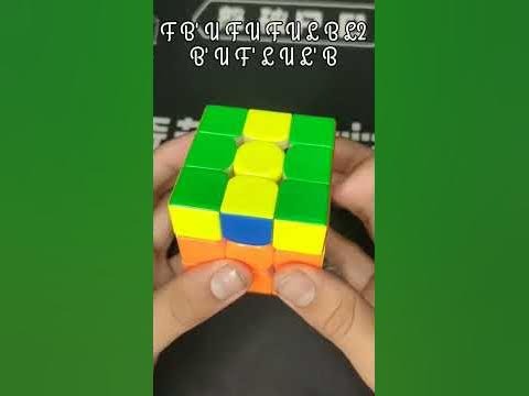 Making Twisted peak pattern on 3 by 3 rubiks cube - YouTube