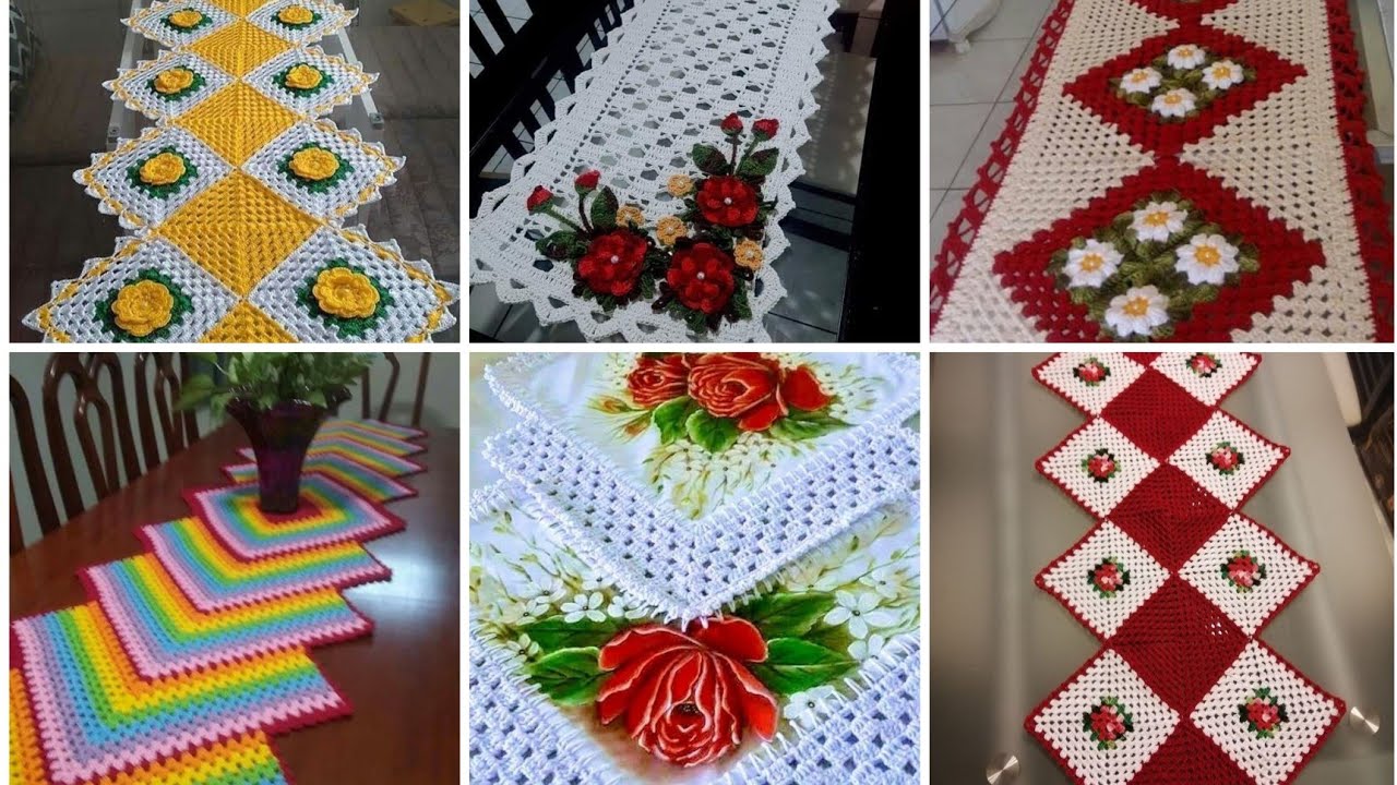 Gorgeous Stunning And Elegant free Crochet Table Runner Patterns - YouTube
