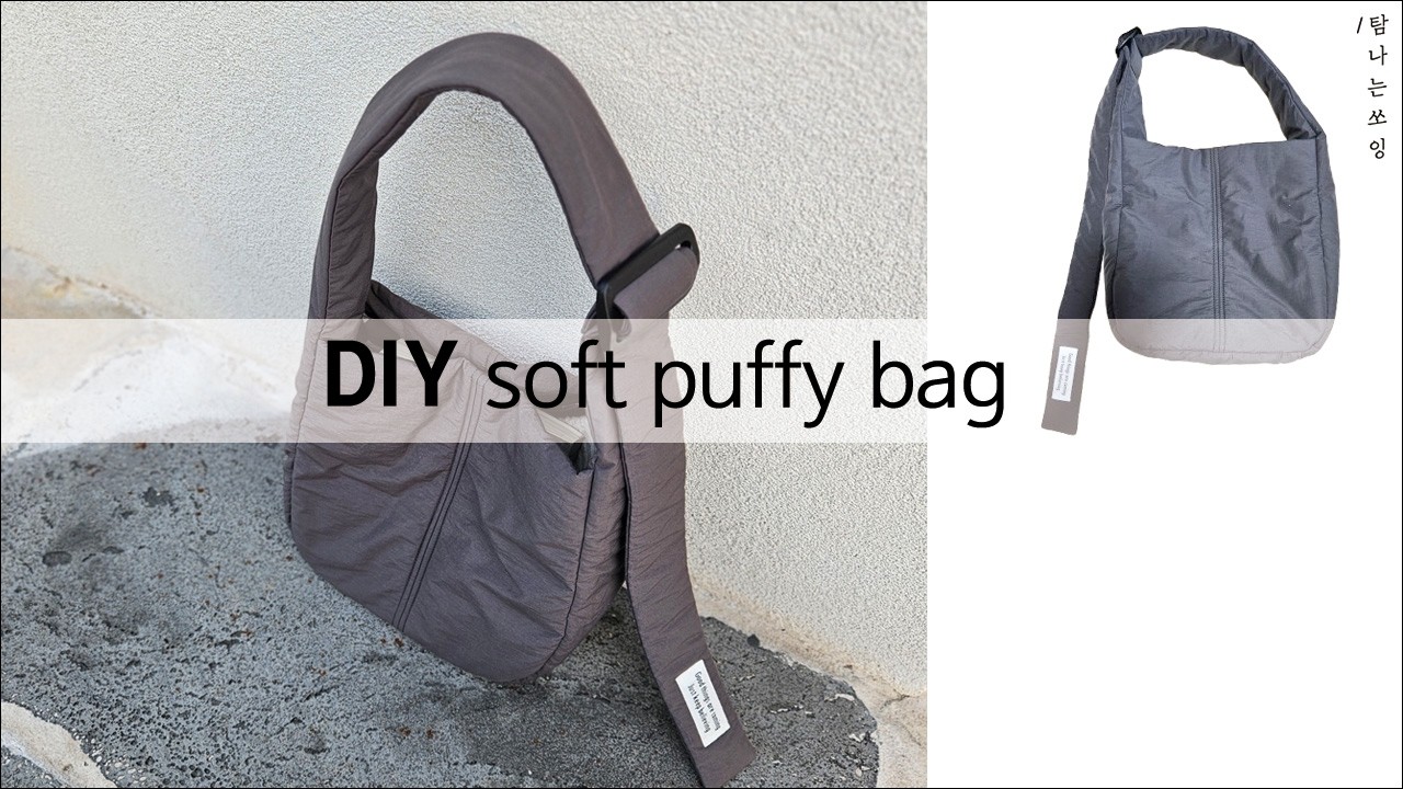 DIY Fluffy Bag Making | Adjustable Length Bag Making - YouTube