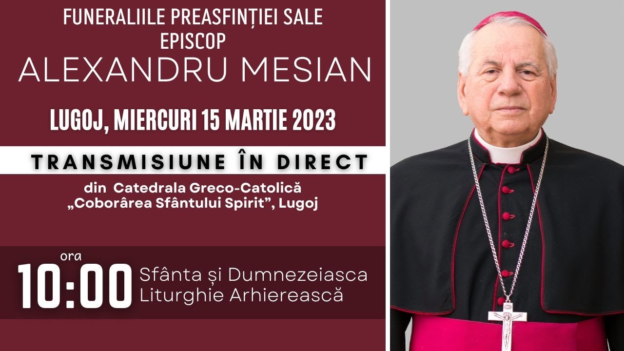 Miercuri, 15.03.2023 ora 10.00 Sfânta Liturghie, Catedrala Lugoj - YouTube