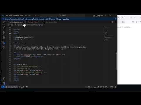 CSS - I replaced elements, le proprieta' object-fit e object-position - YouTube