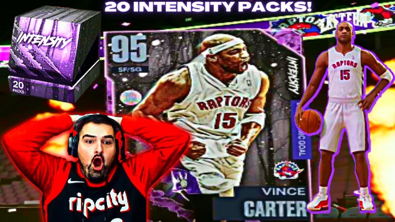 20 Intensity Pack Box Opening! Pink Diamond Vince Carter Gameplay - YouTube