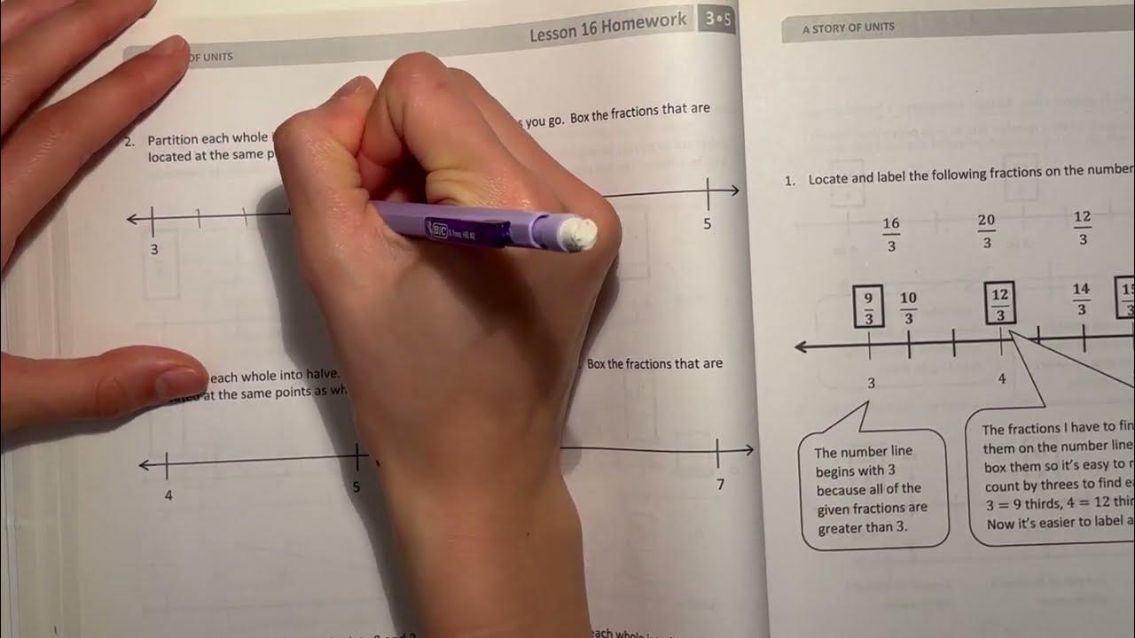 Eureka Math Grade 3 Module 5 Lesson 16 Homework | #mathwithaubrey # ...
