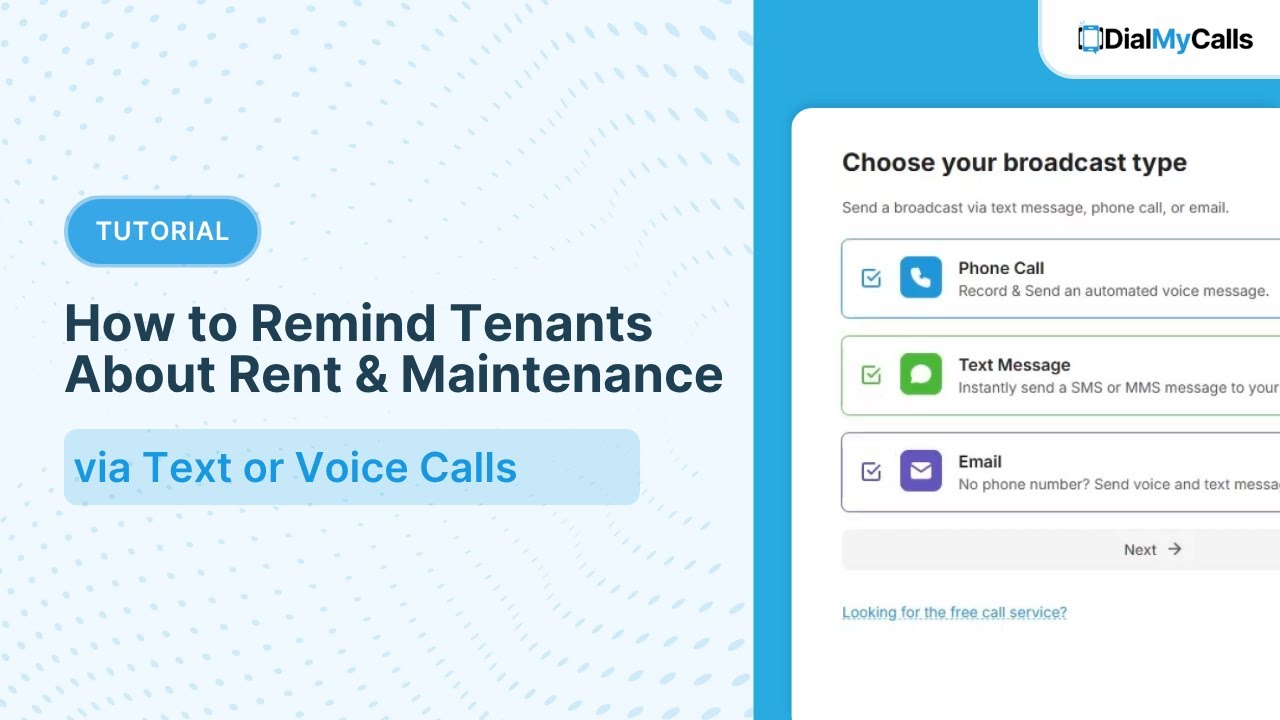How to Remind Tenants About Rent & Maintenance via Text or Voice Call ...