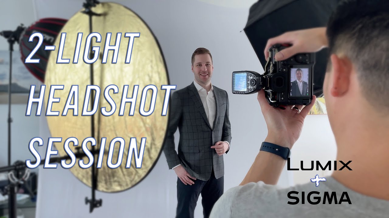 Panasonic S5ii - Headshot session | Sigma 85mm 1.4 + Westcott X-Drop ...