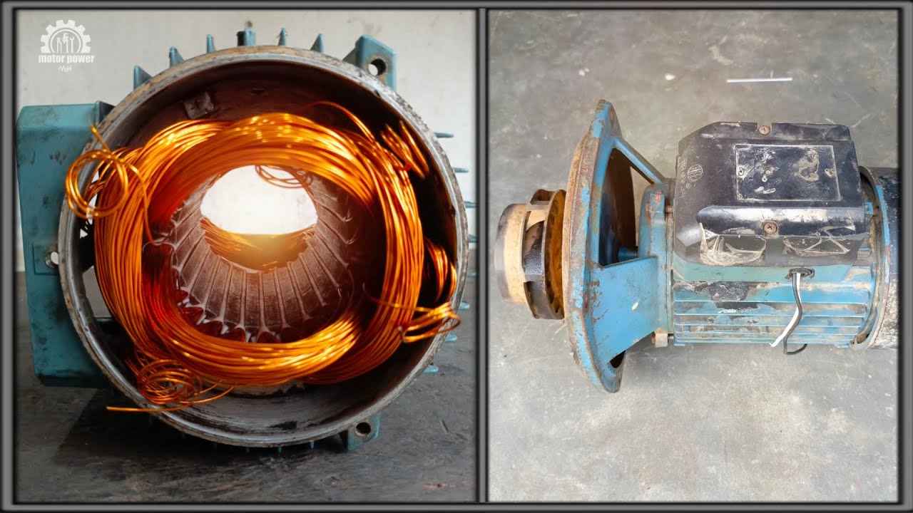 How to repair Coil 2HP 3 Inches Irrigation Water pump | Motor power Mh ...
