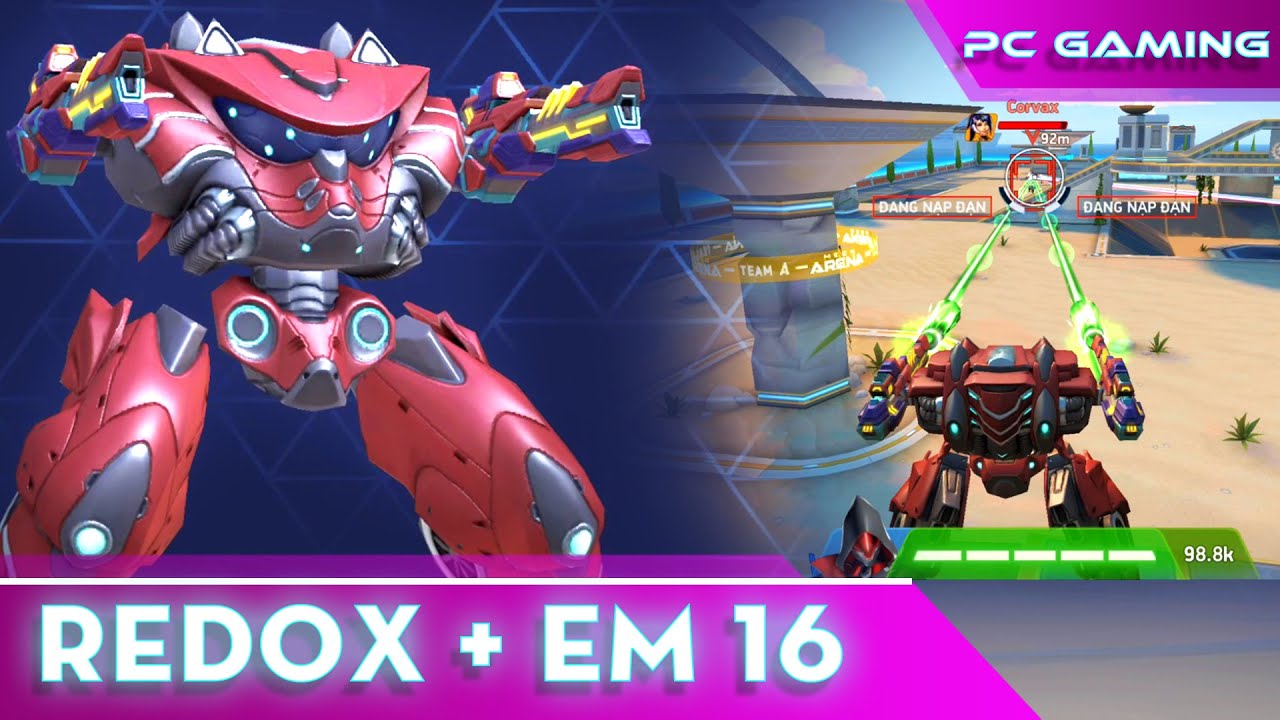 [ Mech Arena VN# 357] Redox dùng khẩu bắn tỉa EM 16 - Redox with Rifle ...