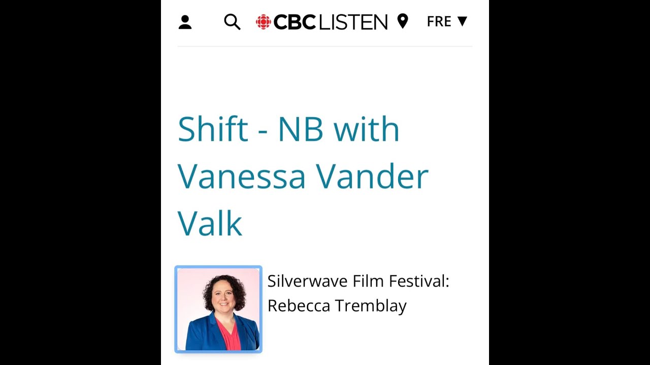 CBC Shift: host Vanessa Vander Valk interviews filmmaker Rebecca ...