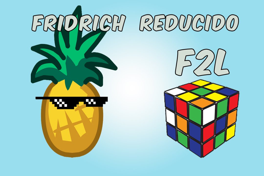 TUTORIAL Metodo Fridrich Reducido (CFOP) 1/3 , F2L HD en español - YouTube