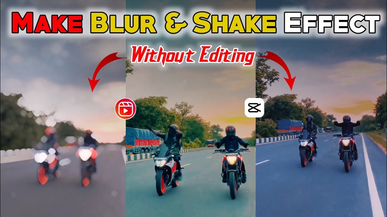 New Tranding Instagram Reels Blur & Shake Effect In CapCut | THUG LOVE Reel Editing tutorial ...