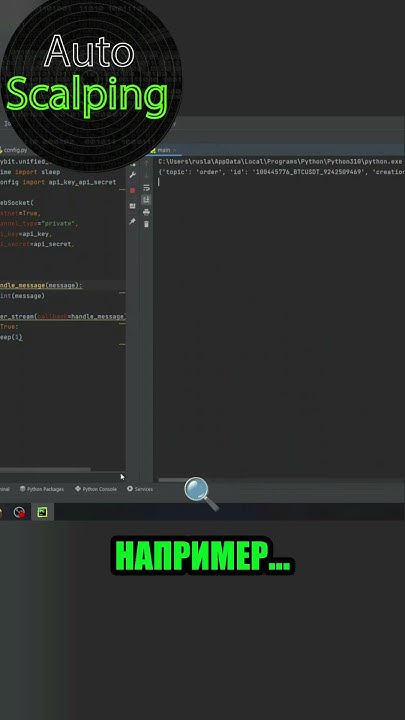 Приватный Websocket Bybit Shorts Coding Bybit Youtube
