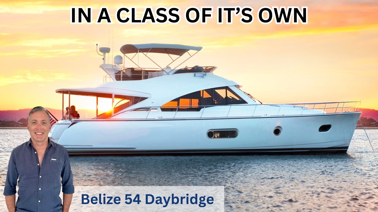 Yacht Tour Riviera’s Belize 54 Daybridge - In A Class Of It’s Own - YouTube