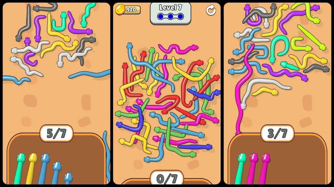 Snakes Match 3! Mobile Game | Gameplay Android - YouTube