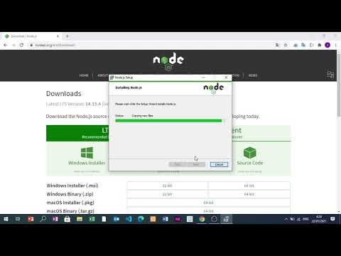 install node js version 14.15-4 LTS for windows - YouTube