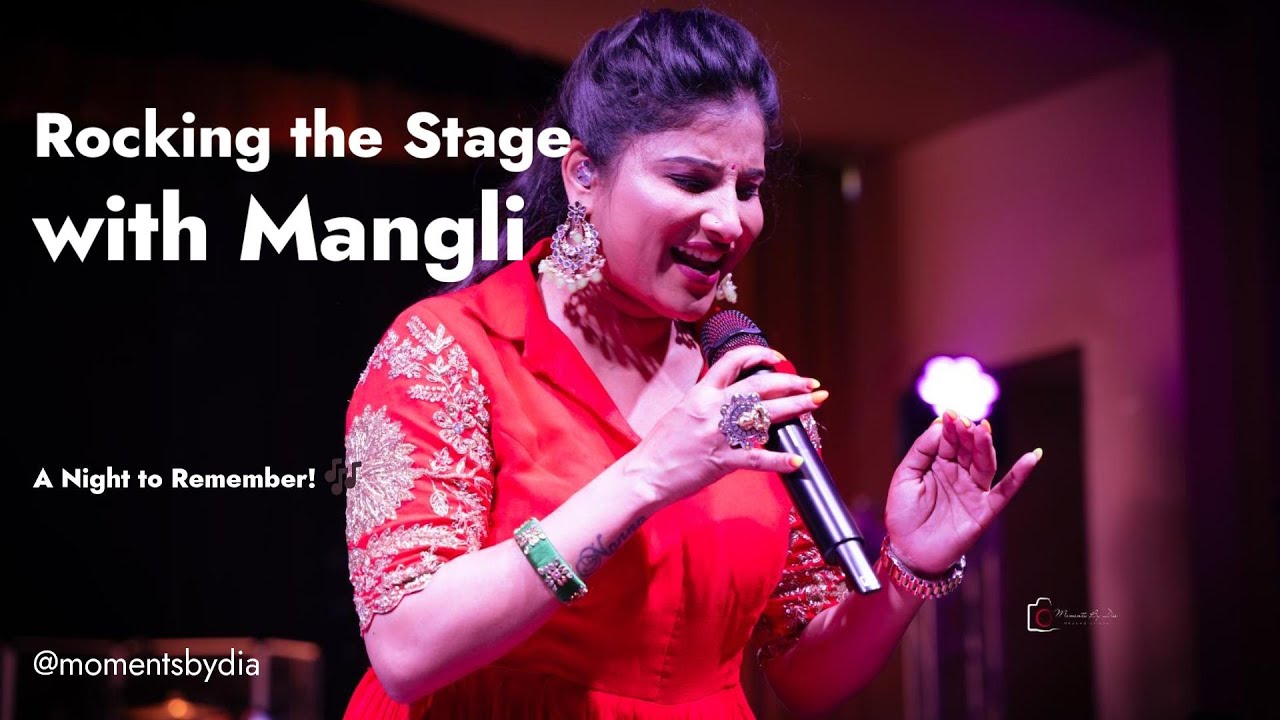 🎤 Rocking the Stage with Mangli – A Night to Remember! 🎶 - YouTube