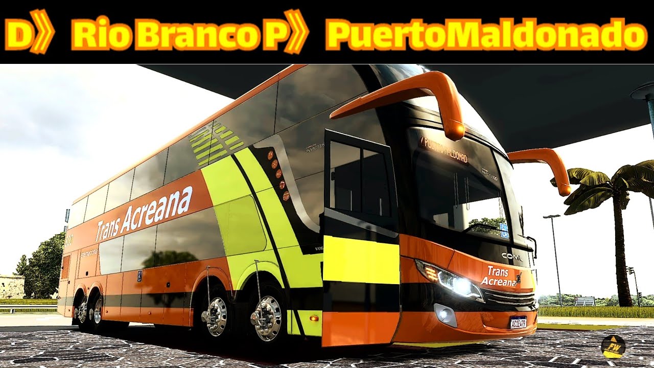 Bus Comil Invictus Volvo DD 1800 na Trans Acreana 1440p 60Fps - YouTube